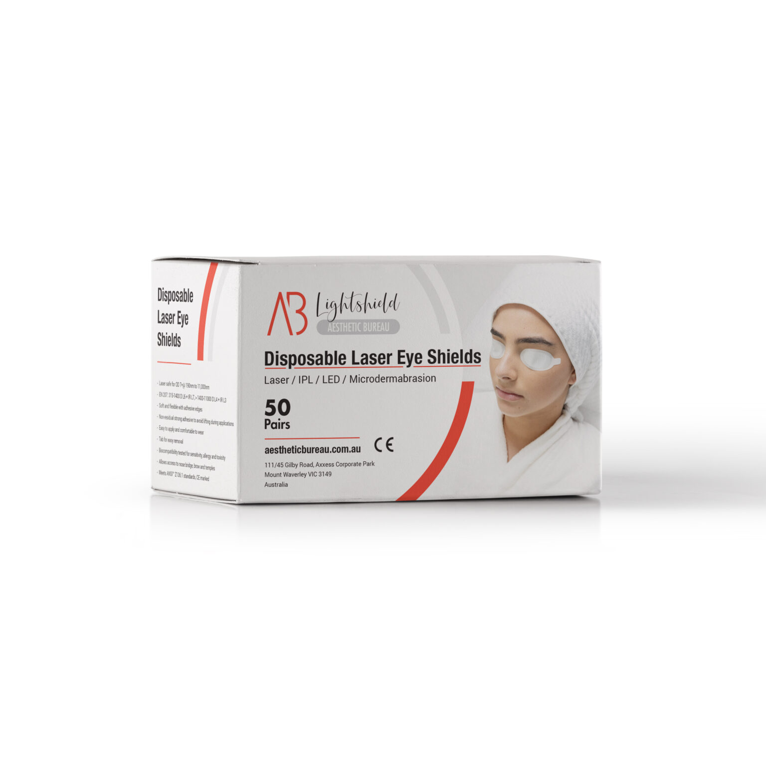 Disposable Eye Shields for Laser, IPL & LED (50 pairs) - Aesthetic Bureau